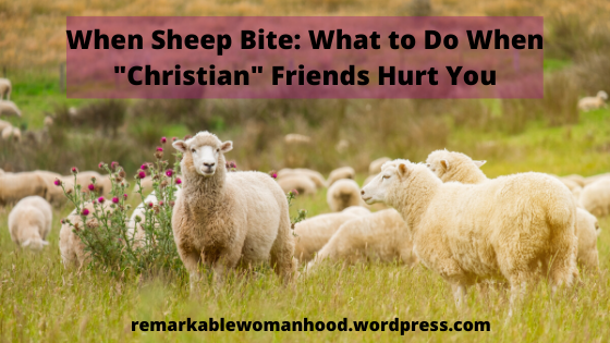 When Sheep Bite : What to Do When Christian “Friends” Hurt You ...